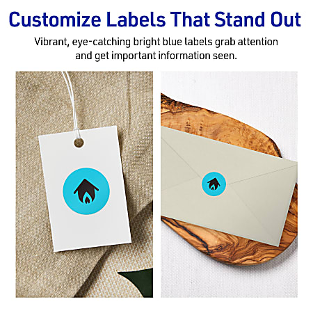 Avery Print To The Edge Labels With Sure Feed Technology And Easy Peel ...