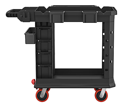 Suncast Commercial Heavy Duty Plus 2 Shelf Utility Cart 34 1316 H x 19 ...