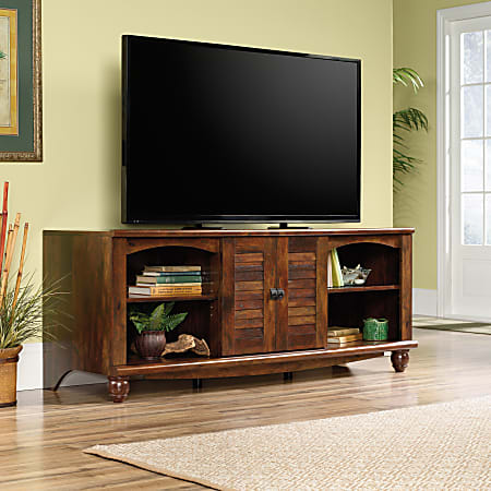 sauder tv stand cherry