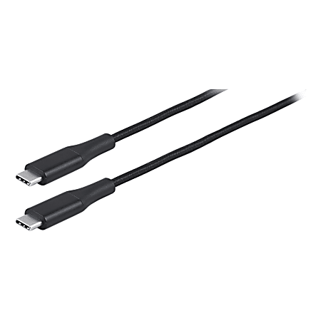 Ativa USB C Braided Charging Cable 3 Gray 45834 - Office Depot