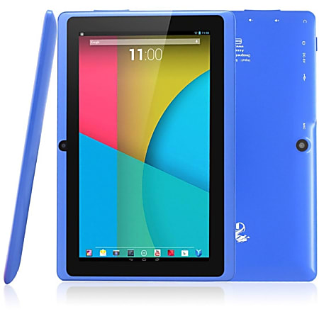 Tablet Express Dragon Touch 7 Quad Core Android Tablet Blue - Office Depot