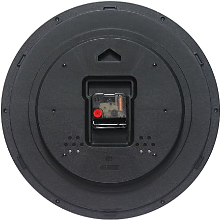 Infinity Instruments Obsidian Round Wall Clock 18 White - Office Depot