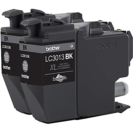 Brother LC3013 Black Ink Cartridges Pack Of 2 LC30132PKS - Office Depot