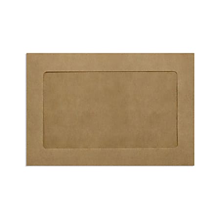 LUX 6 12 Full Face Window Envelopes Middle Window Gummed Seal Grocery ...