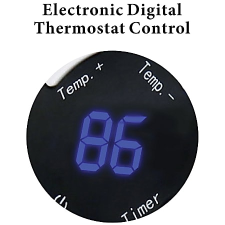 Optimus Wall Outlet Plug in Handy Heater with Thermostat Timer Ceramic ...