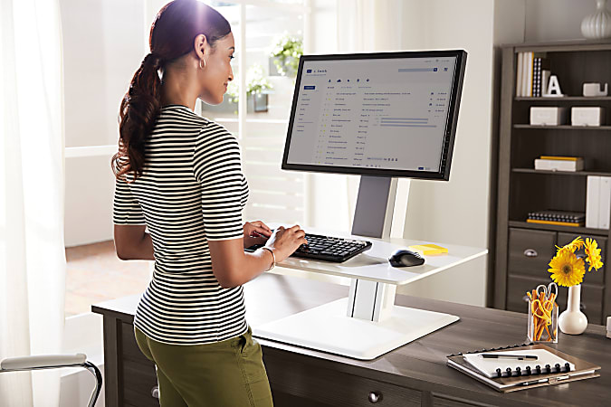 WorkPro Perform Desk Riser By Humanscale Single Monitor 30 W x 29 316 D ...