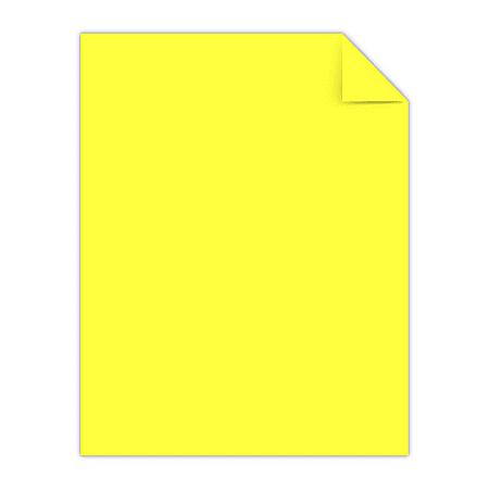 Astrobrights Color Cardstock 8 12 x 11 Lift Off Lemon Total Qty 250 ...