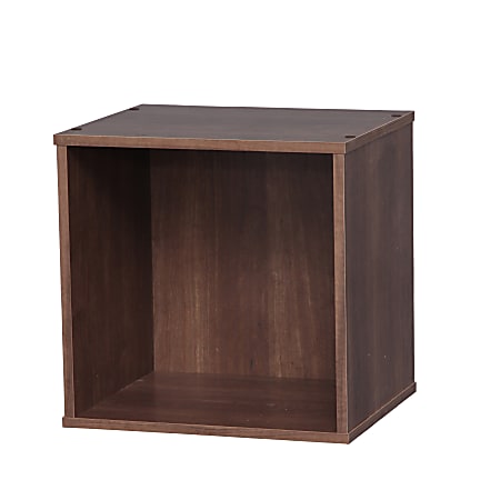 IRIS BAKU 14 H Modular Cube Storage Box Brown - ODP Business Solutions