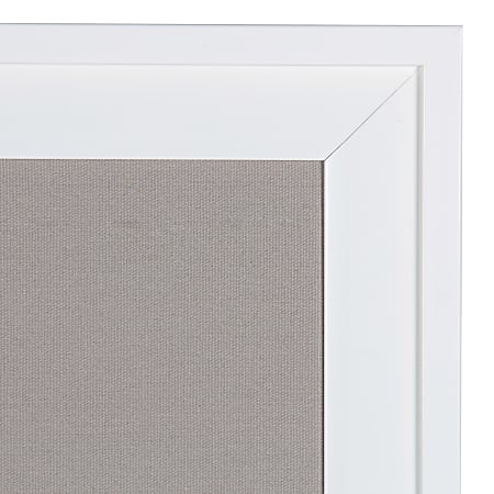DesignOvations Bosc Non Magnetic Framed Linen Fabric Pinboard 23 12 x ...