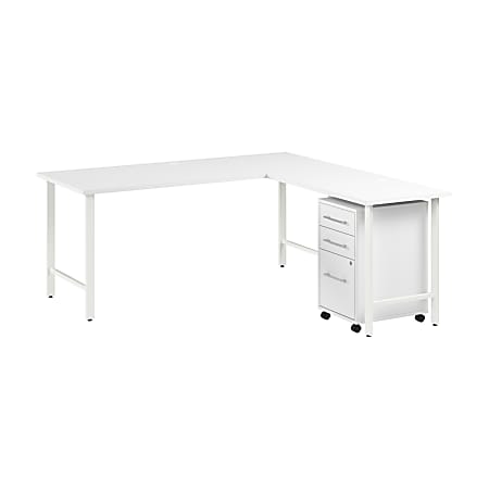 Bush Business Furniture Hustle 72 W L Shaped Corner Computer Desk with ...
