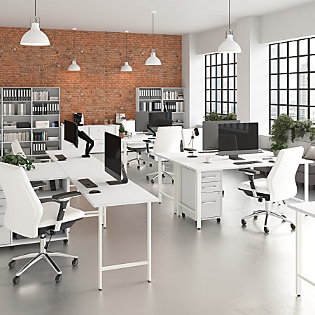 Bush Business Furniture Hustle 72 W L Shaped Corner Computer Desk with ...
