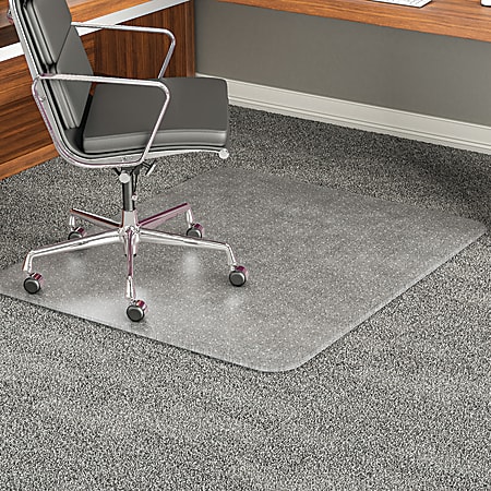 Chair mat for high pile carpet store