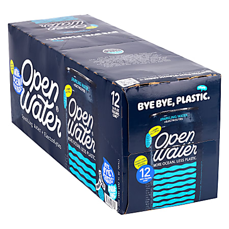 Open Water Sparkling Water Tallgirl Cans 16 Oz Case Of 12 Cans - Office ...