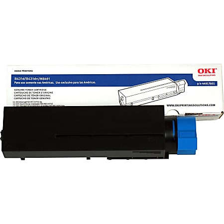 OKI Type B2 Black original toner cartridge for B431d 431DN MB491LP MFP ...
