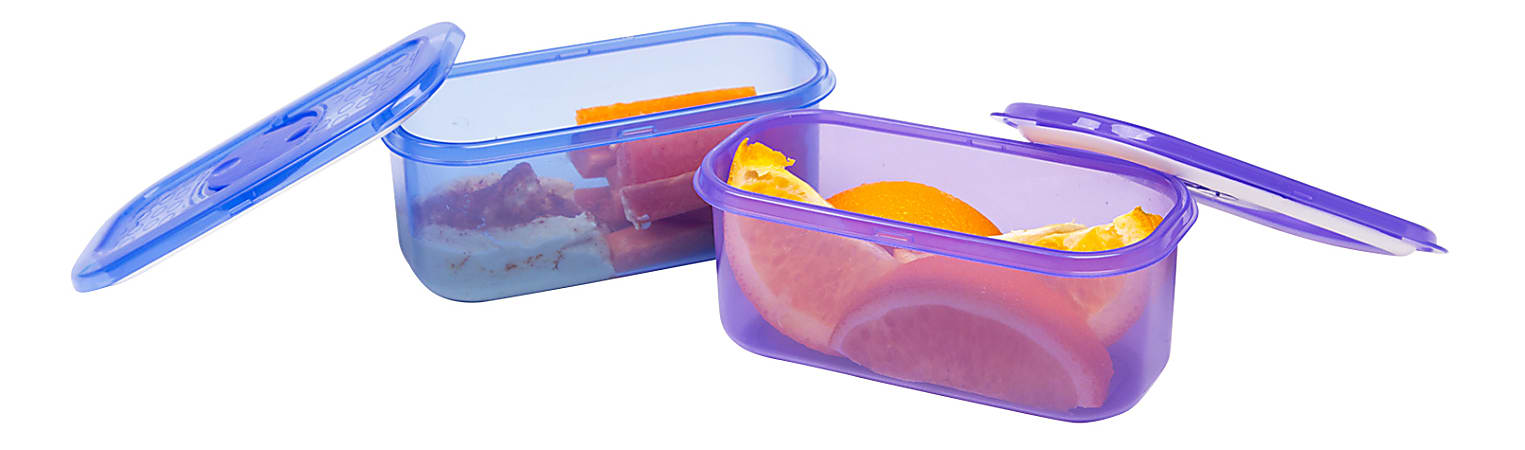 D cor Lunch Break Snack Box 300 mL Assorted Colors - Office Depot