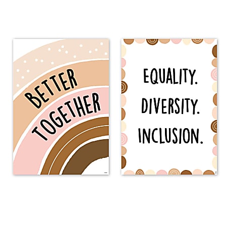 Creative Teaching Press Stand Together Inspire U Posters 13 38 x 19 Set ...
