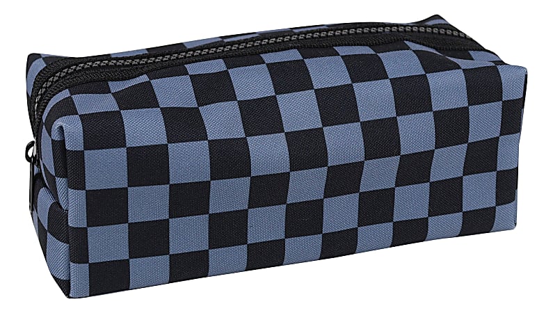 Office Depot Brand Pencil Pouch 3 14 x 8 14 Checkerboard Total Quantity ...
