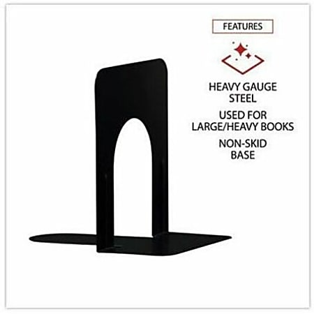 Universal UNV 54055 Economy Bookends Nonskid 4 34x 5 14x 5 Heavy Guage ...