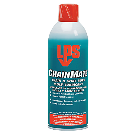 LPS ChainMate Chain Wire Rope Lubricants 16 oz Aerosol Can - Office Depot