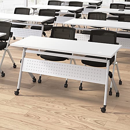 Bush Business Furniture Envision 60 W Folding Training Table with ...