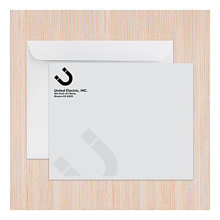 Gummed Seal White Wove Open Side Catalog Mailing Envelopes Black Ink ...