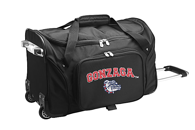 Denco Sports Luggage Rolling Duffel Bag Gonzaga Bulldogs 22 H x 12 W x ...