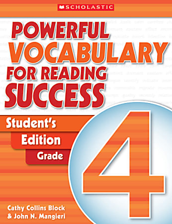 Scholastic Powerful Vocabulary For Reading Success Student Edition ...