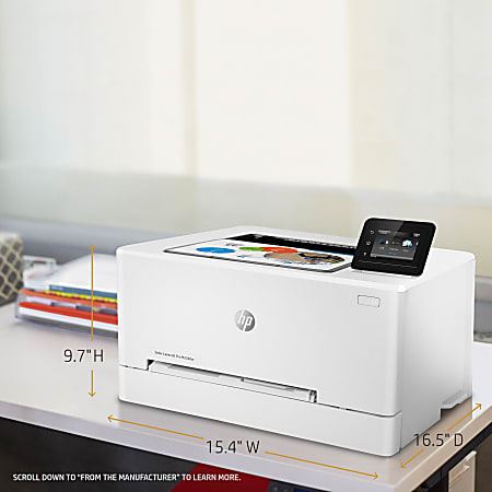HP LaserJet Pro M254dw Wireless Laser Color Printer - Office Depot
