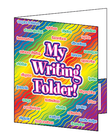 Scholastic 2-Pocket Folder, My Writing, 9" x 12"