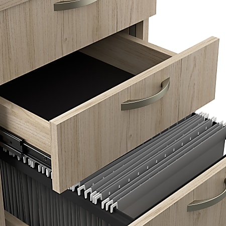 Bush Business Furniture Easy Office 60W Cubicle Desk with Drawers and ...