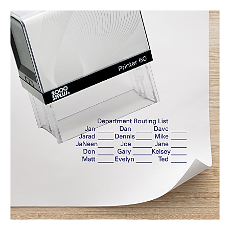 Custom 2000 PLUS Self Inking Stamp P60 1 38 x 2 1516 Impression ...
