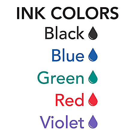 Custom 2000 PLUS Self Inking Stamp P55 1 12 x 2 14 Impression - Office ...