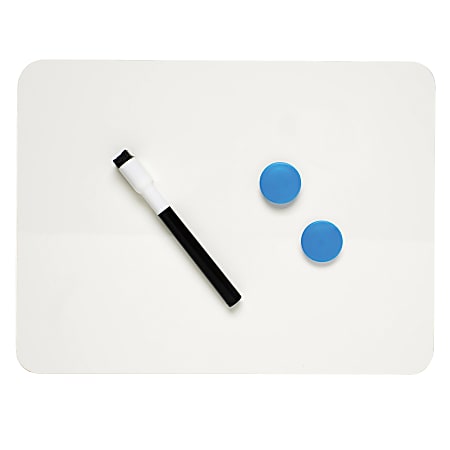 Charles Leonard Magnetic 2 Sided Dry Erase Boards 9 x 12 White Pack Of ...