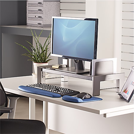 Fellowes Professional Series Flat Panel Workstation BlackSilver ...