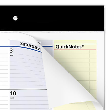 AT A GLANCE QuickNotes 2026 Monthly Desk Pad Calendar Standard 21 34 x ...