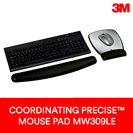 3M Compact Gel Keyboards Wrist Rest With Antimicrobial Protection 18 ...