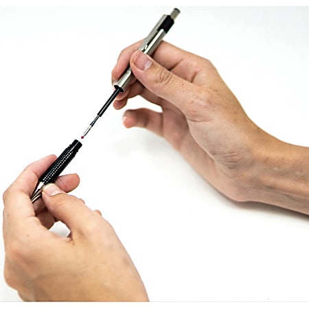 Zebra Pen F 301 Stainless Steel Ballpoint Pens Fine Pen Point 0.7 mm ...