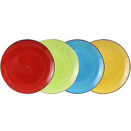 Elama Mason Double Bowl Stoneware Dinnerware Set Assorted Colors Set Of ...