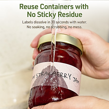 Avery Print to the Edge Dissolvable Labels With Sure Feed Technology 94232 DWMP25 Rectangle 1 34 ...