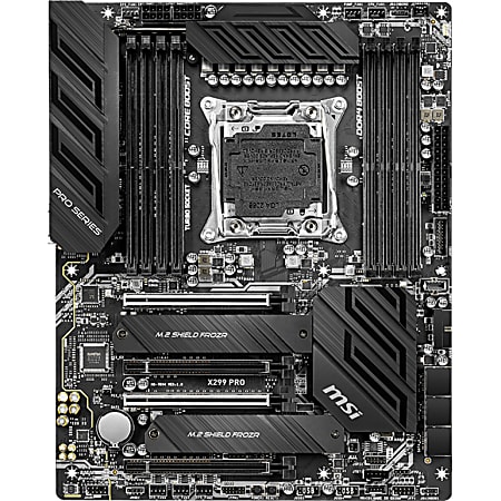 MSI X299 Desktop Motherboard Intel X299 Chipset Socket R4 LGA 2066 ...