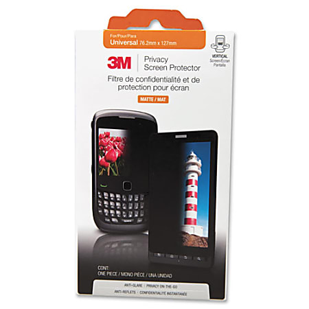 3M Privacy Screen Protectors Universal Trim To Fit SmartPhones ...
