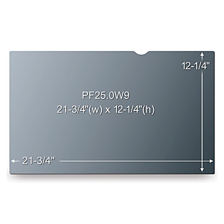 3M Privacy Filter Screen for Monitors 25 Widescreen 169 PF250W9B ...