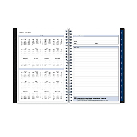 2027 Passages Solid Black WeeklyMonthly Notes Planner 5.875x8.625 ...