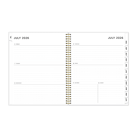 Planning Calendar AG Multi Color Smoke PP 8.5x11 AY26 27 - Office Depot