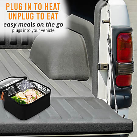 HOTLOGIC Portable Personal Expandable 12V Mini Oven XP Black - Office Depot