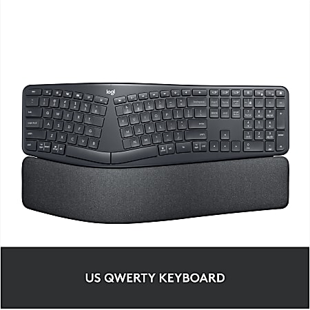 Logitech ERGO K860 Wireless Ergonomic Keyboard Split Keyboard Wrist ...