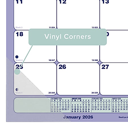 2026 Brownline Monthly Desk Pad Calendar 17 34 x 10 78 BlueWhite ...