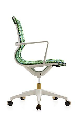Raynor Elizabeth Sutton Wynwood Pura Vida Fabric Mid Back Task Chair ...