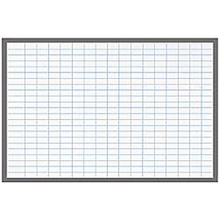 Magna Visual 1 x 2 Grid Magnetic Board 36 H x 48 W - Office Depot