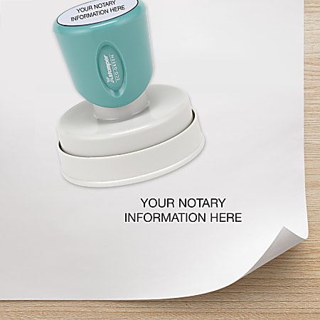 Custom ECO GREEN Xstamper Pre Inked Notary Stamp N53 52percent Recycled ...